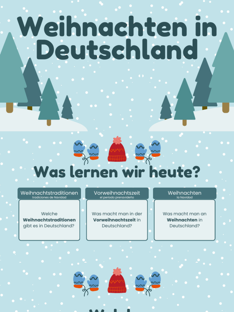 Tradiciones Navideñas en Alemania | PDF | Navidad | Observancias de ...