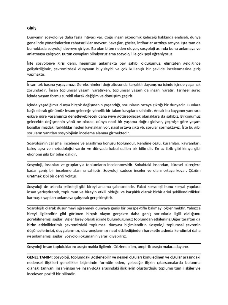 Hafta Ders Notu | PDF