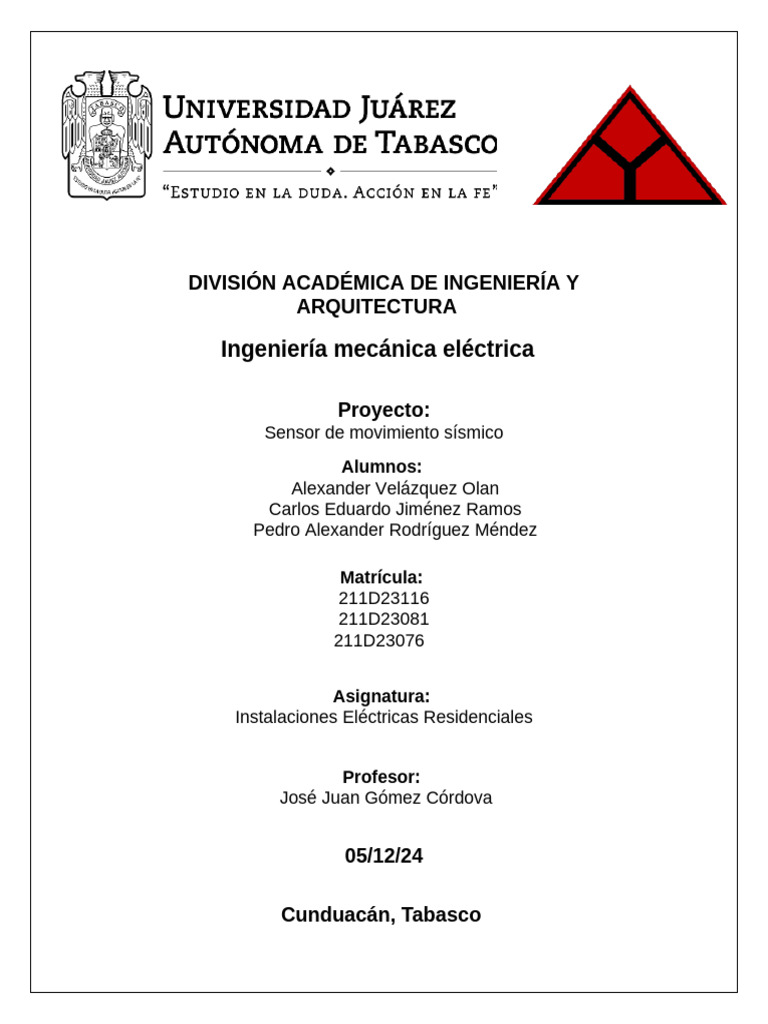 Sensor Sísmico: Proyecto y Resultados | PDF