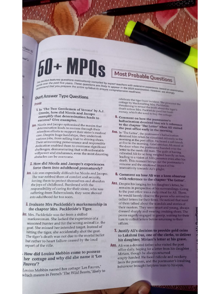 MPQs | PDF