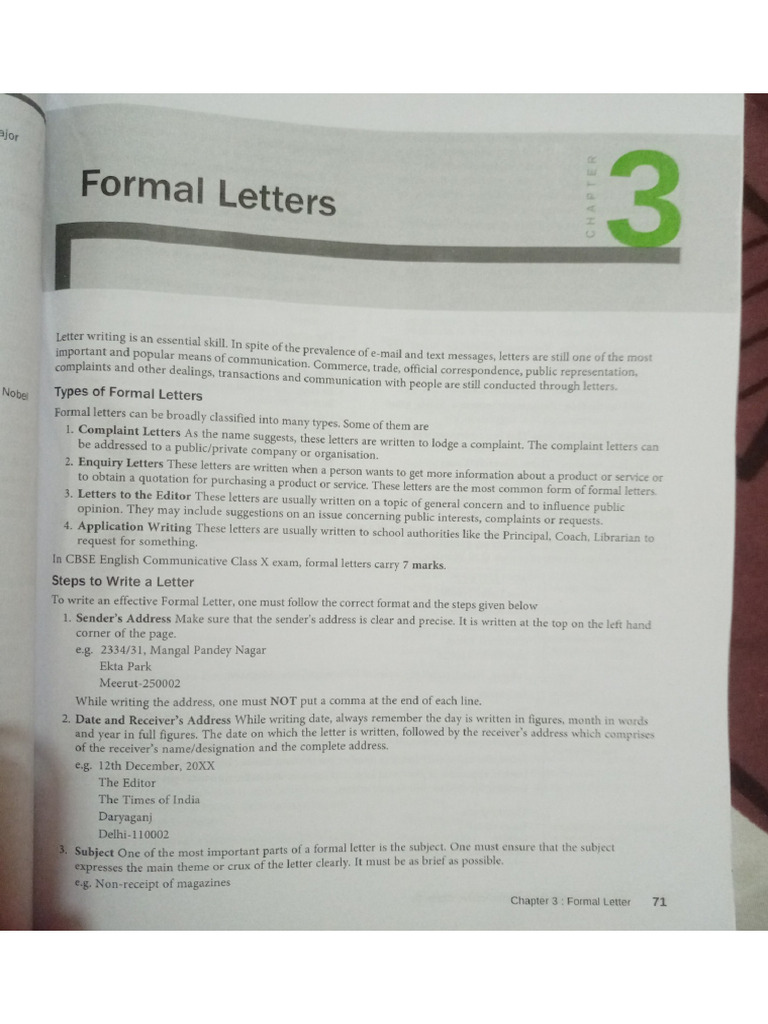 10 Formal Letters | PDF