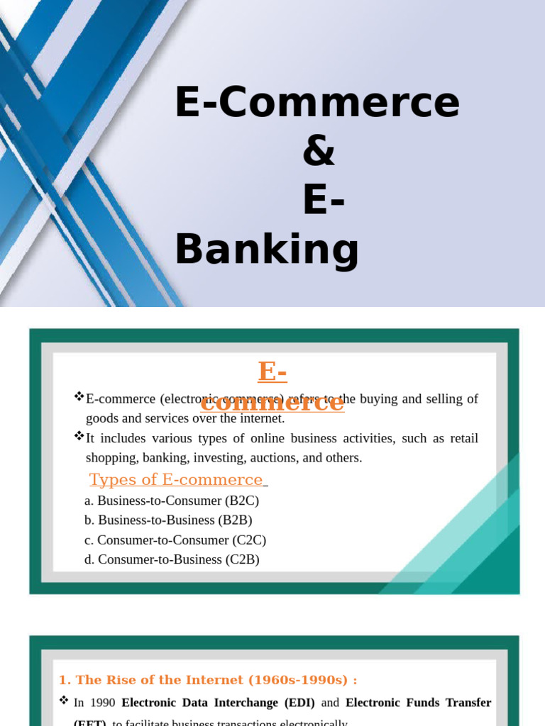 TCM ppt | PDF | E Commerce | Online Banking
