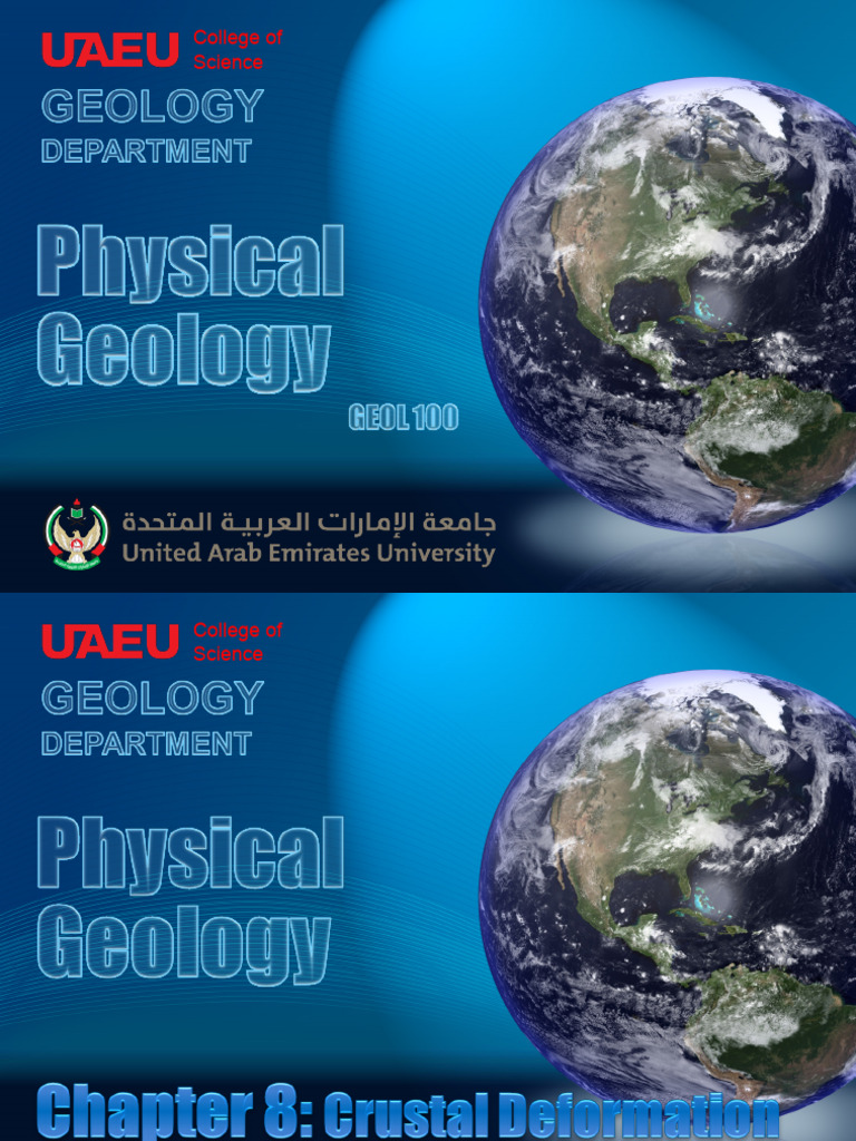 Chapter 8-Crustal Deformation | PDF | Fault (Geology) | Deformation ...