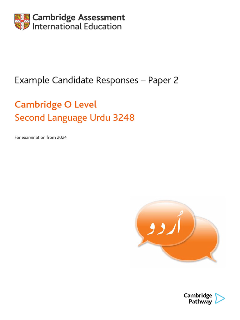 3248 Example Candidate Responses Paper 2 (For Examination From 2024 ...
