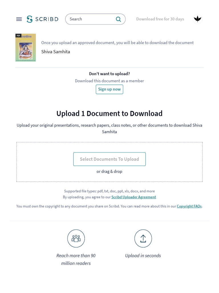 Upload a Document _ Scribd | PDF | Scribd | Software