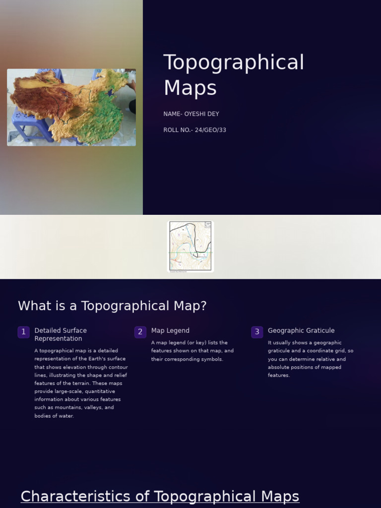 UNIT 4- TOPOGRAPHICAL MAP | PDF | Topography | Map