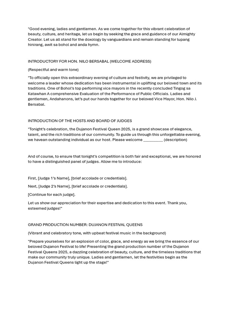 Voice Over Script | PDF