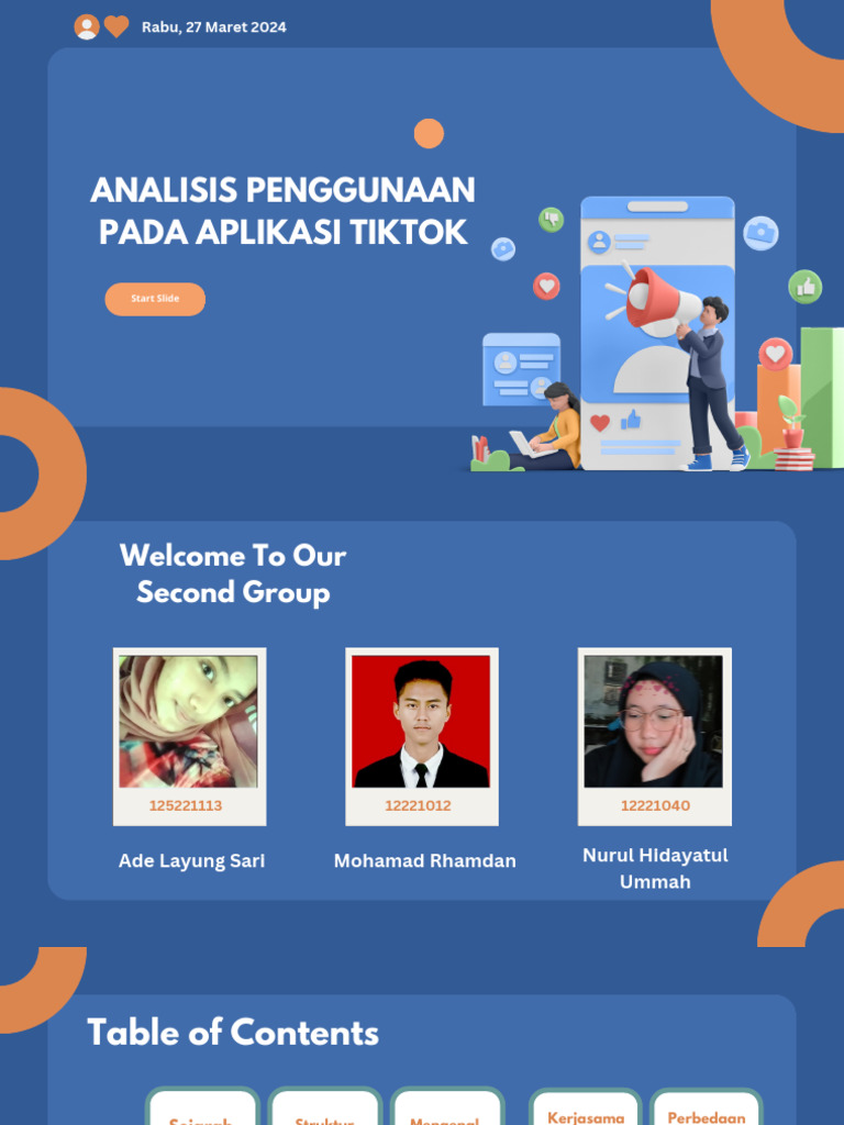 Kelompok 2 - Analisis Penggunaan Pada Aplikasi Tiktok | PDF