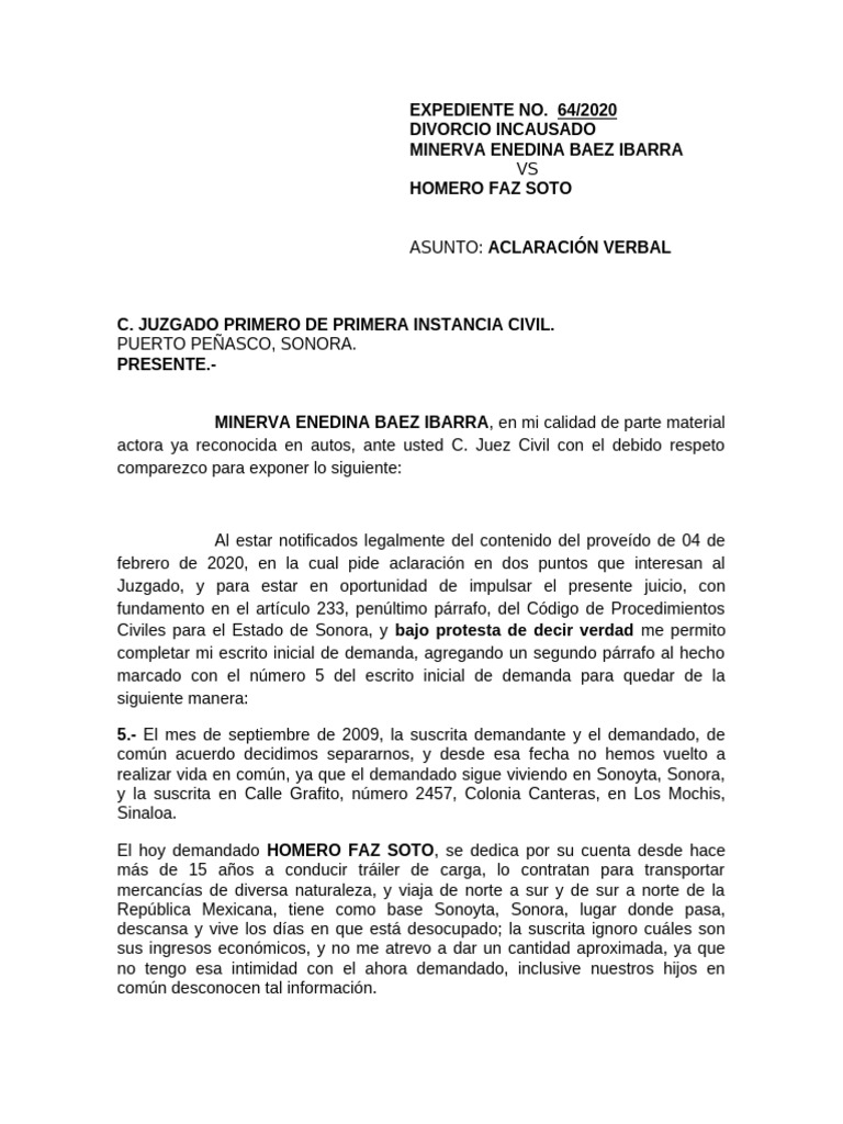 Solicitud de Auto Complementario | PDF