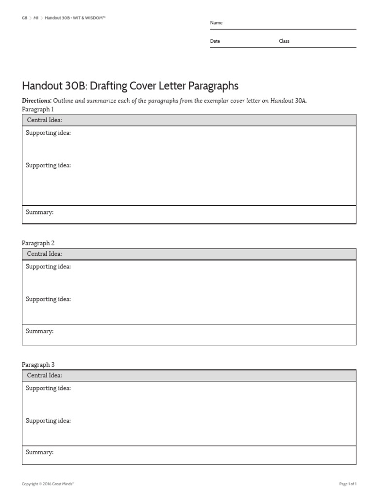 WW InSync G8 M1 L30 StudentHandout30B | PDF