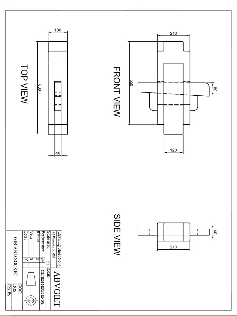 2d Gib and Socket | PDF