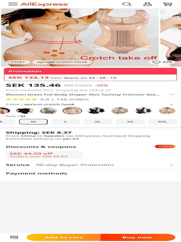 Women Dress Full Body Shaper Slim Tummy Trimmer Seamless Shapewear Thigh Slimmer Bodysuit Waist ...