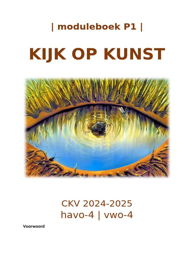 CKV HV4 P1 KIJK OP KUNST | PDF