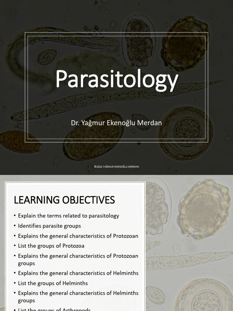 Parasitology for Medical Students | PDF | Parasitism | Protozoa