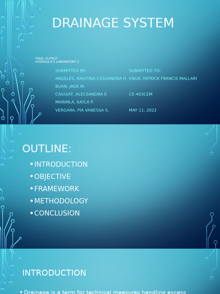 Hydro Final Output | PDF | Storm Drain | Drainage