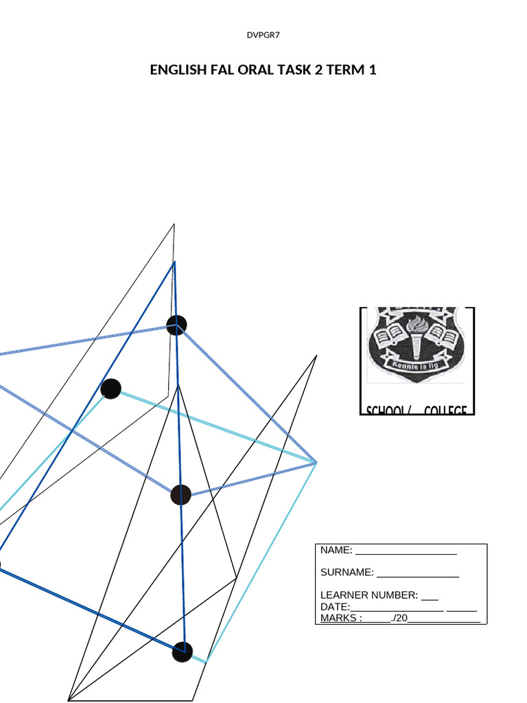 English fal task 2 term 1 | PDF | Fluency | Cognitive Science