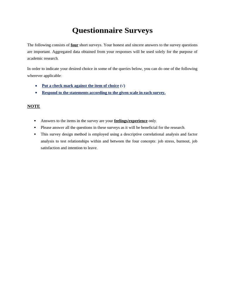 Survey Questionnaire | PDF | Survey Methodology | Questionnaire