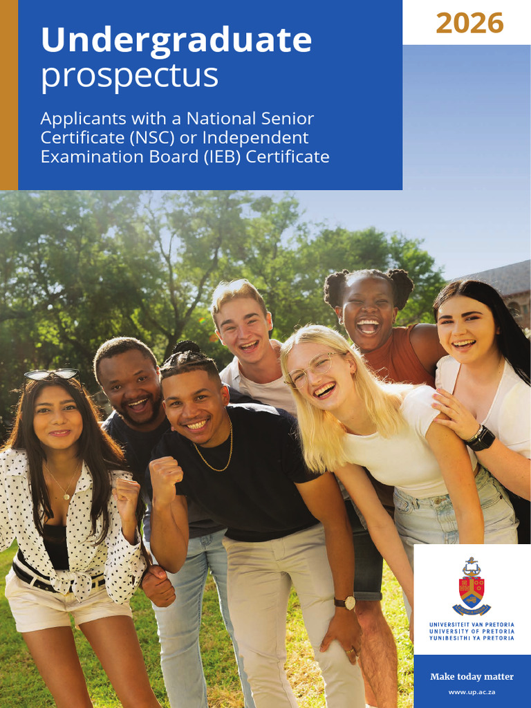 UP Undergraduate Prospectus 2026 | PDF | University And College ...