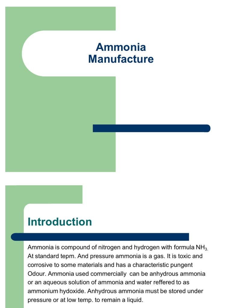 Ammonia | PDF