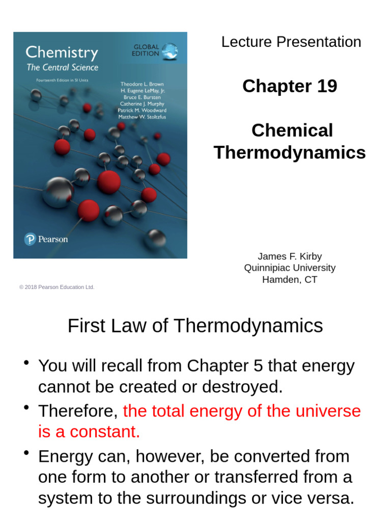 blb_14e_ch19_lecture_vEDO_1 | PDF | Gibbs Free Energy | Entropy