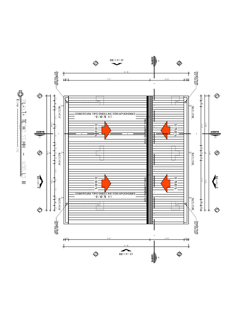 Arq Módulo III - Ss - HH - Techo | PDF