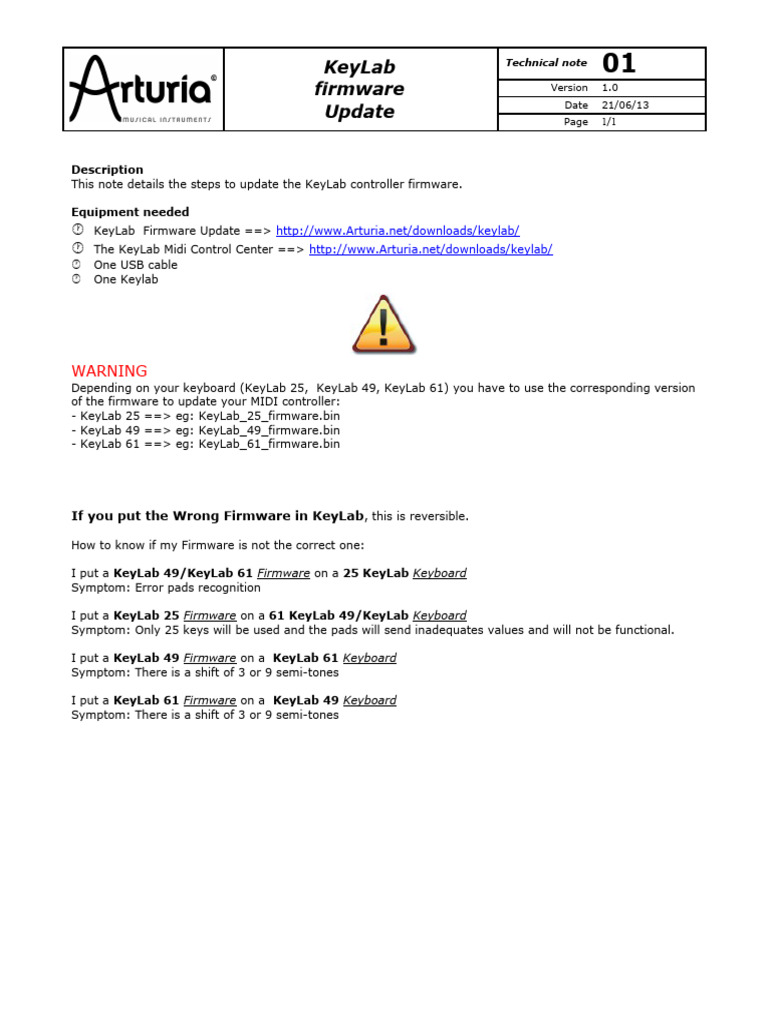 16 - TECHNOTE - 01 Firmware Update | PDF | Computer Keyboard | Booting