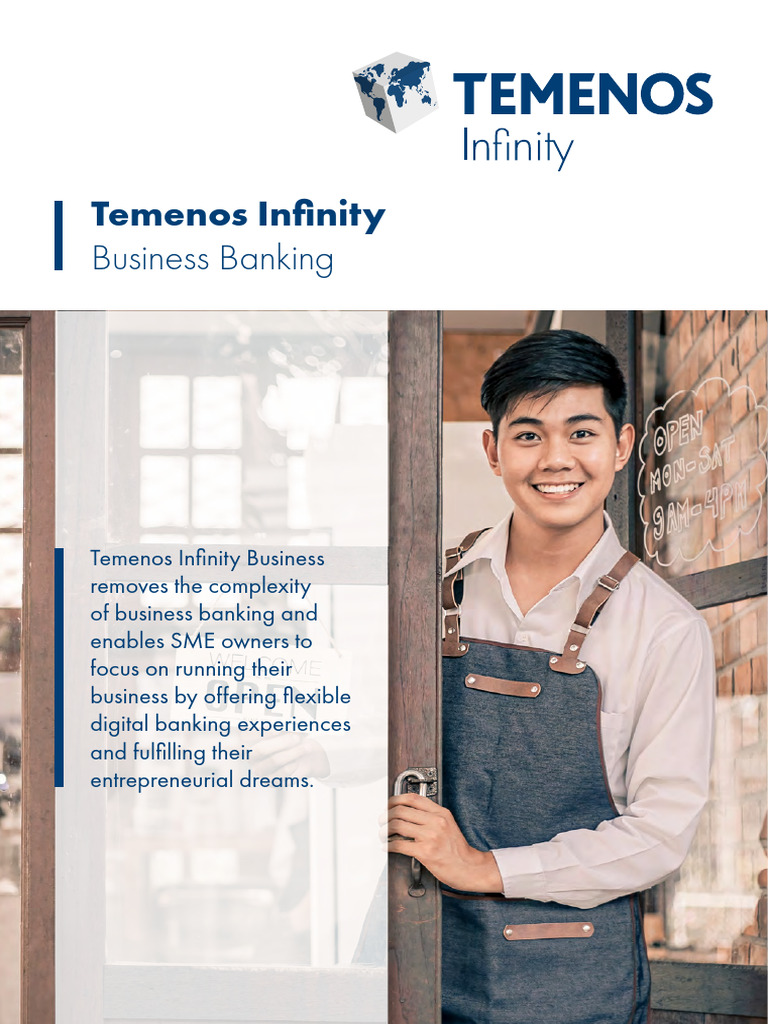 Temenos Infinity Business Banking FactSheet | PDF | Banks | Mobile App