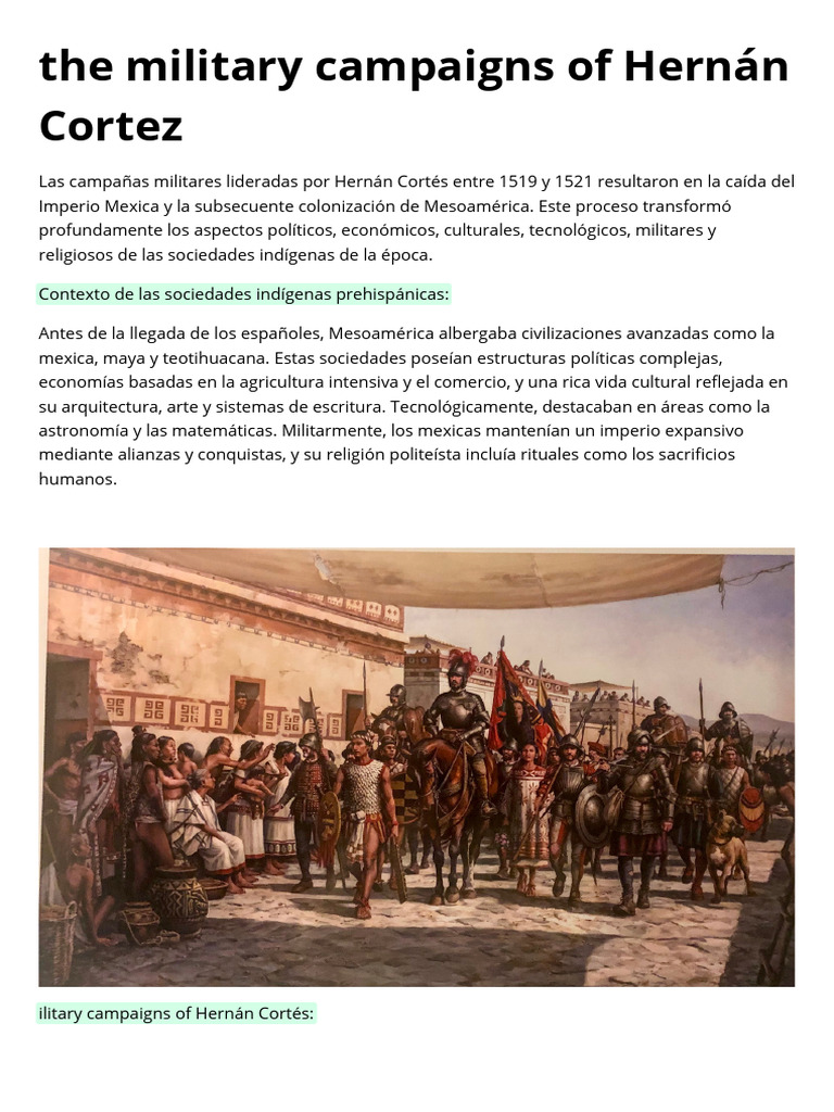 The Military Campaigns of Hernán Cortez - 20250218 - 093211 - 0000 ...