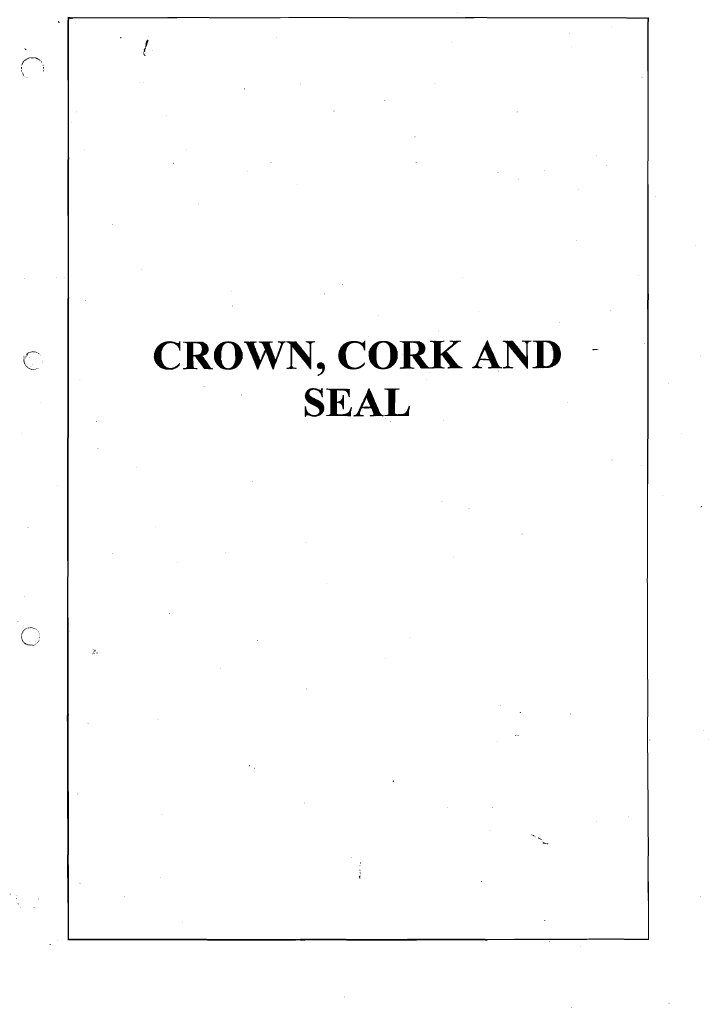Crown Cork Seal