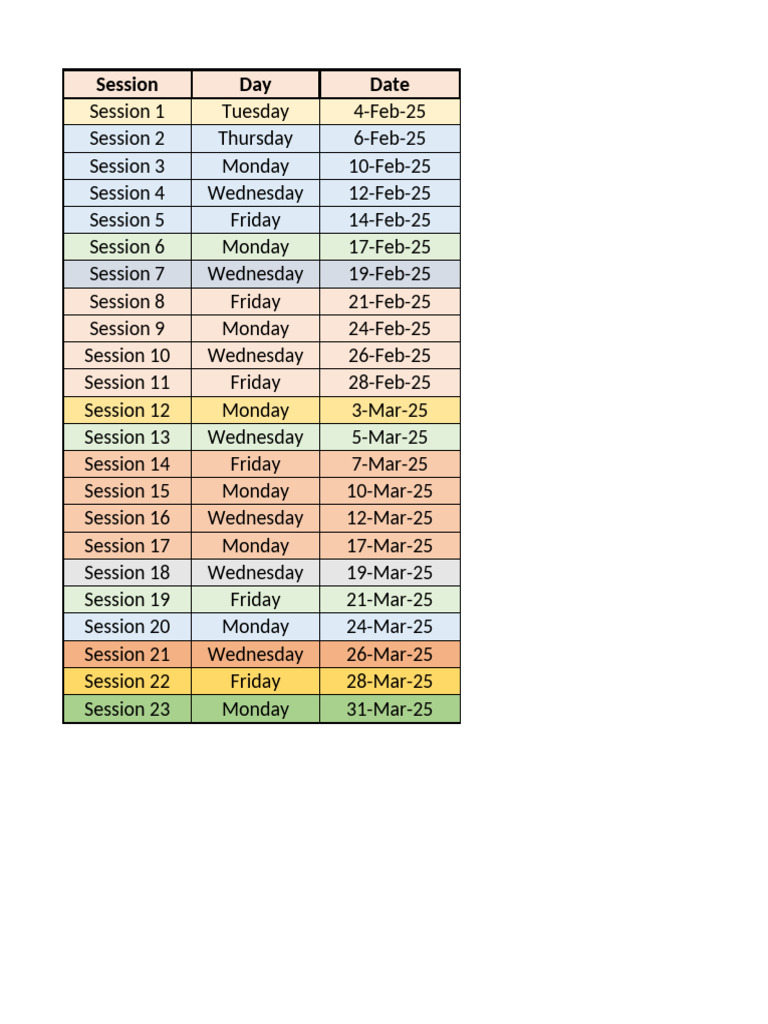 Communication Skills Course Schedule | PDF