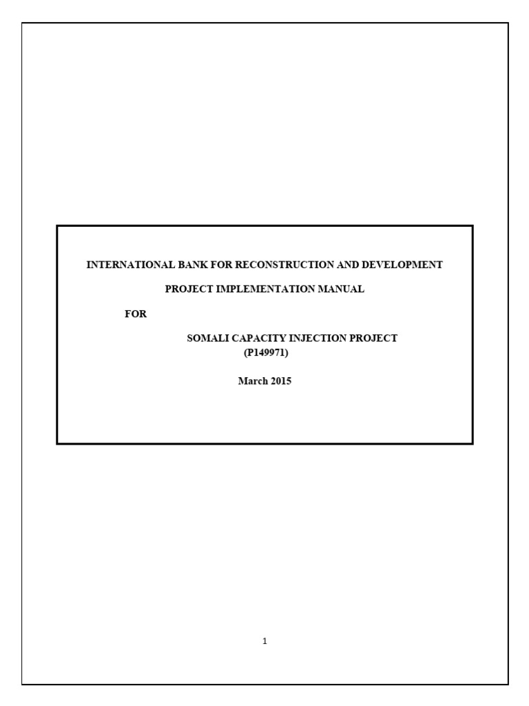 Project Implementation Manual Pim | PDF | Capacity Building | Committee