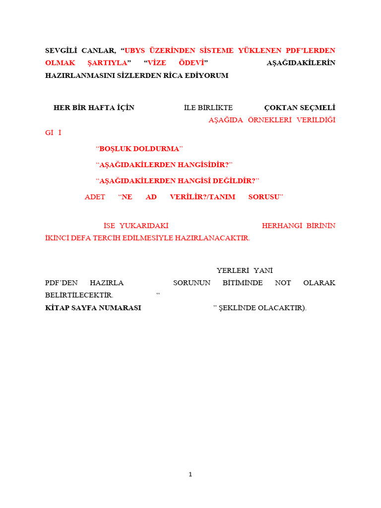 Vize Odevi Aciklamasi Yeni | PDF