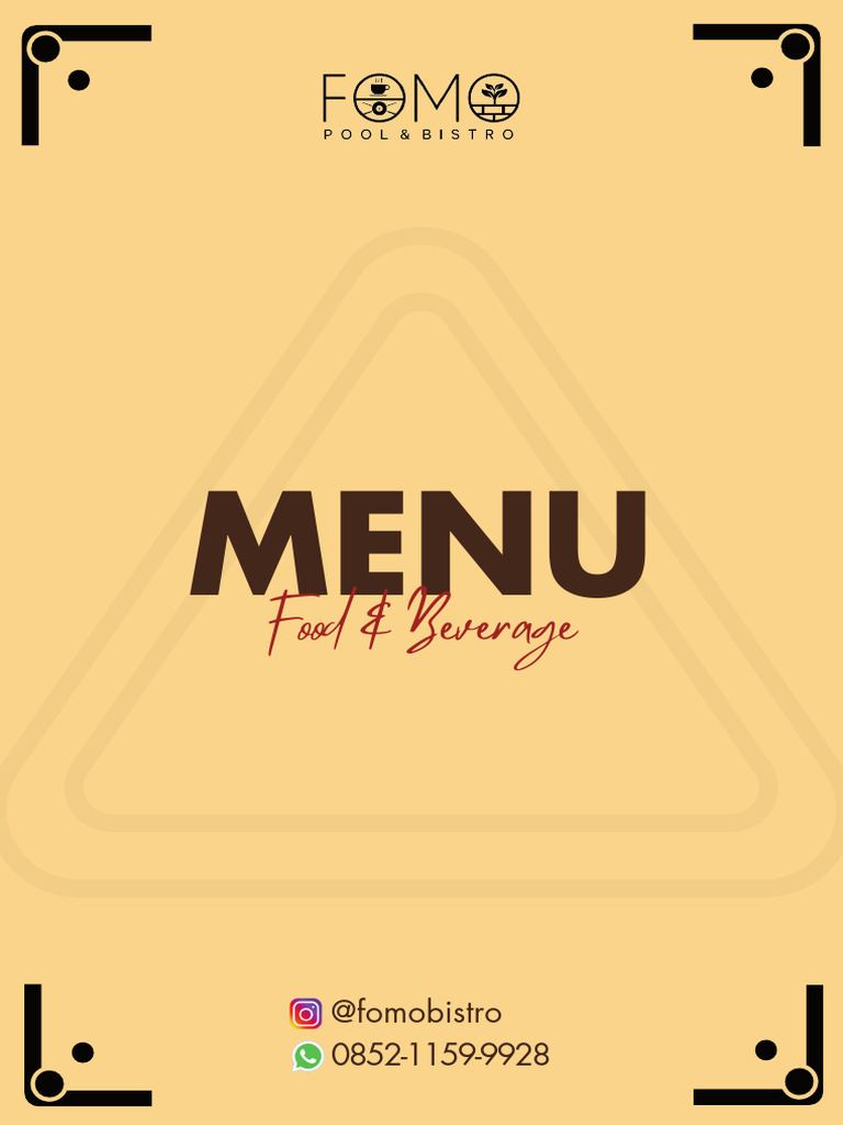 Menu Baru Fomo | PDF