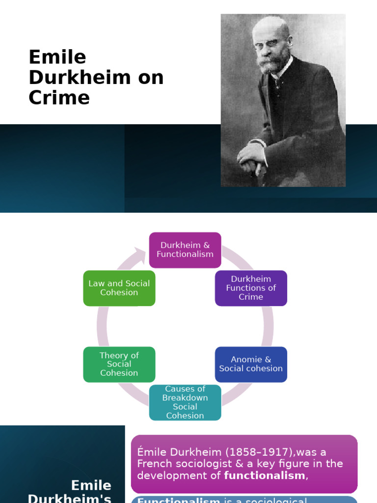 Durkheim On Crime | PDF | Émile Durkheim | Social Psychology