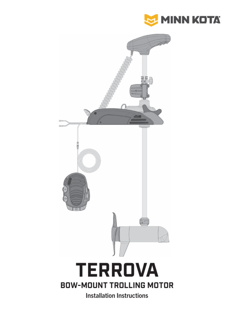 Terrova Trolling Motor Installation Guide | PDF | Sonar | Screw