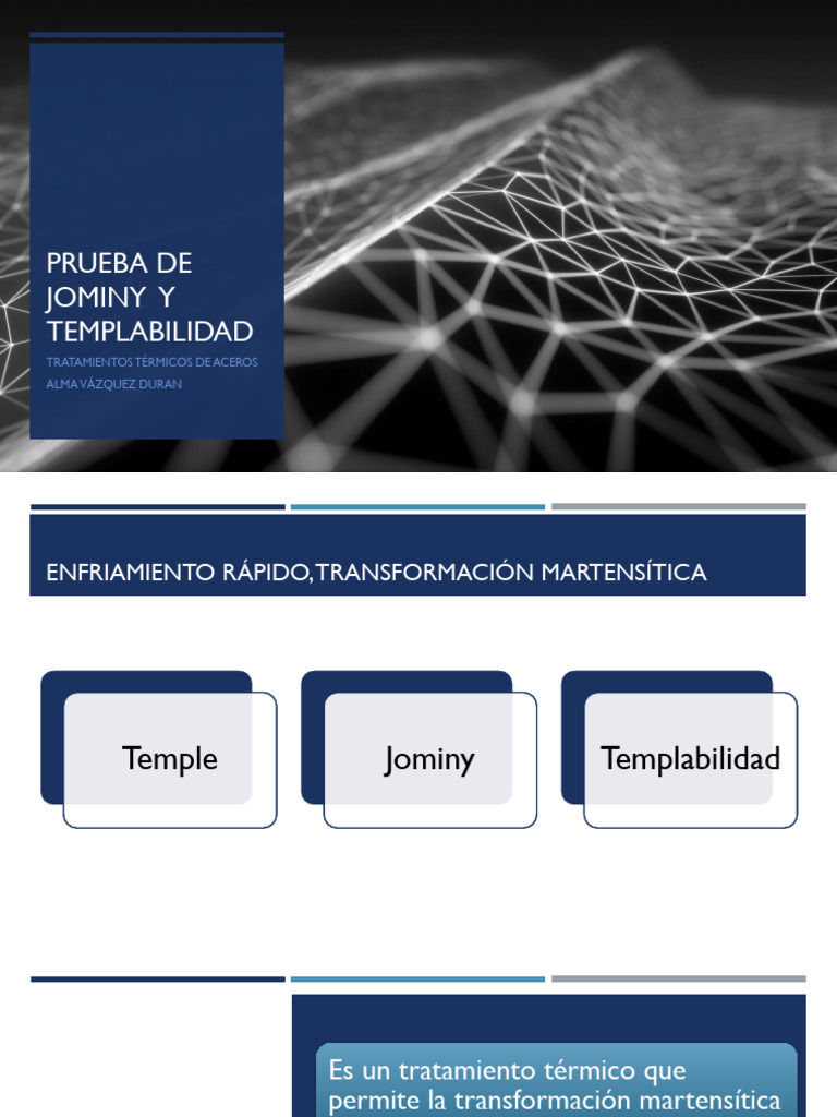 Prueba Jominy y Templabilidad de Aceros | PDF | Tratamiento a base de ...