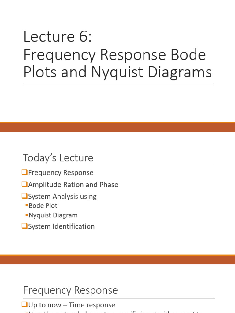Frequency Response: Bode & Nyquist Analysis | PDF | Control Theory ...