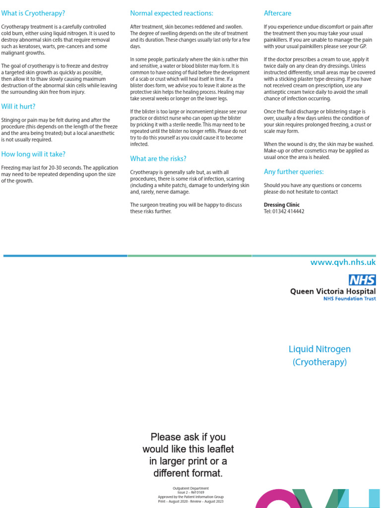Liquid Nitrogen Cryotherapy 0169 | PDF | Medical Specialties | Clinical ...