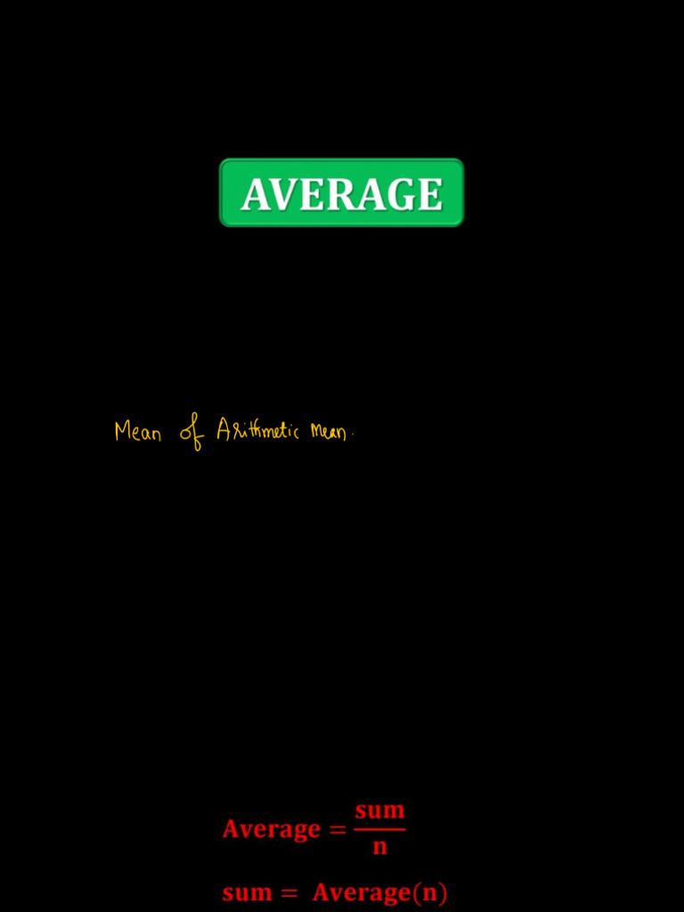 Average Solved 1 | PDF