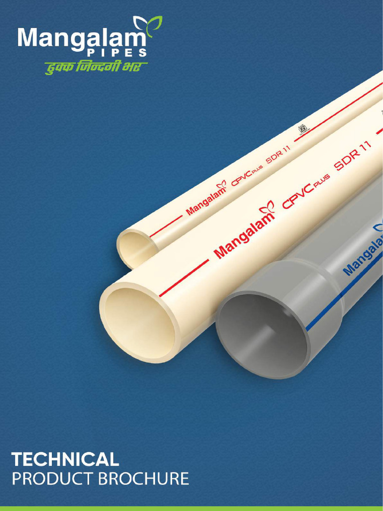 Mangalam CPVC PLUS Plumbing Solutions | PDF | Pipe (Fluid Conveyance ...