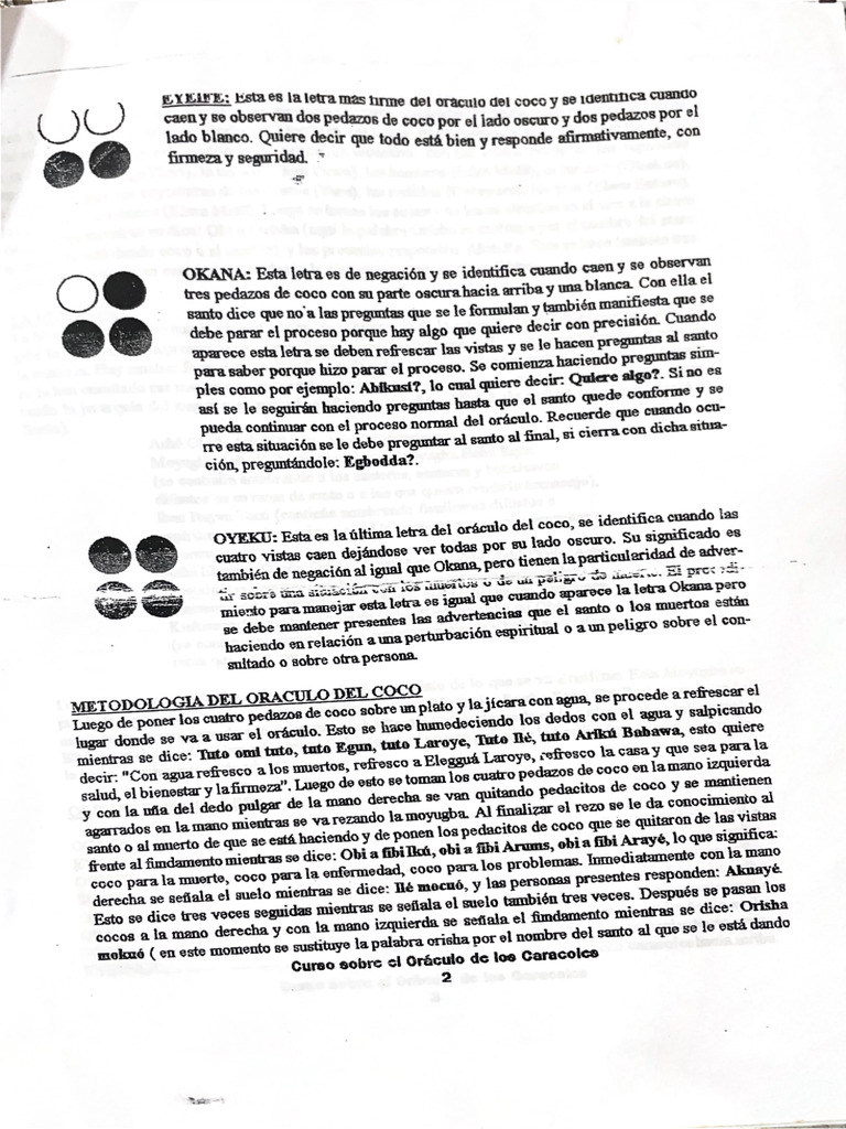 El Oráculo Del Coco 2 | PDF