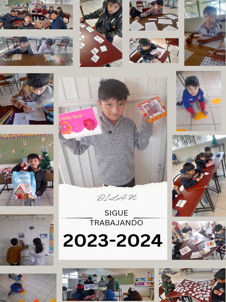 Green White Polaroid Photo Collage | PDF