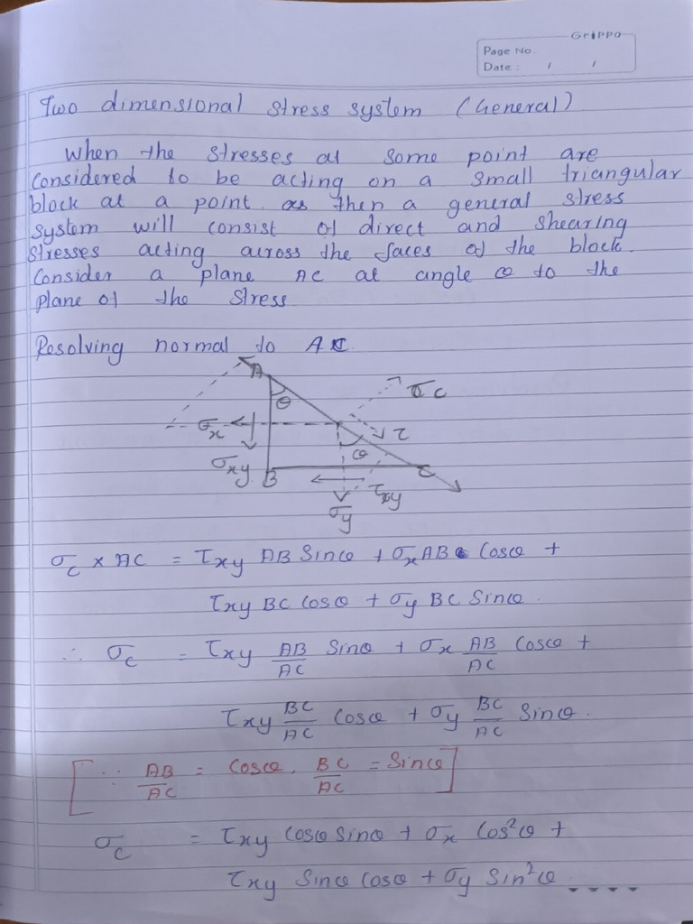 2d stress system | PDF