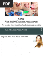 Exercícios Miofuncionais Orofaciais | PDF