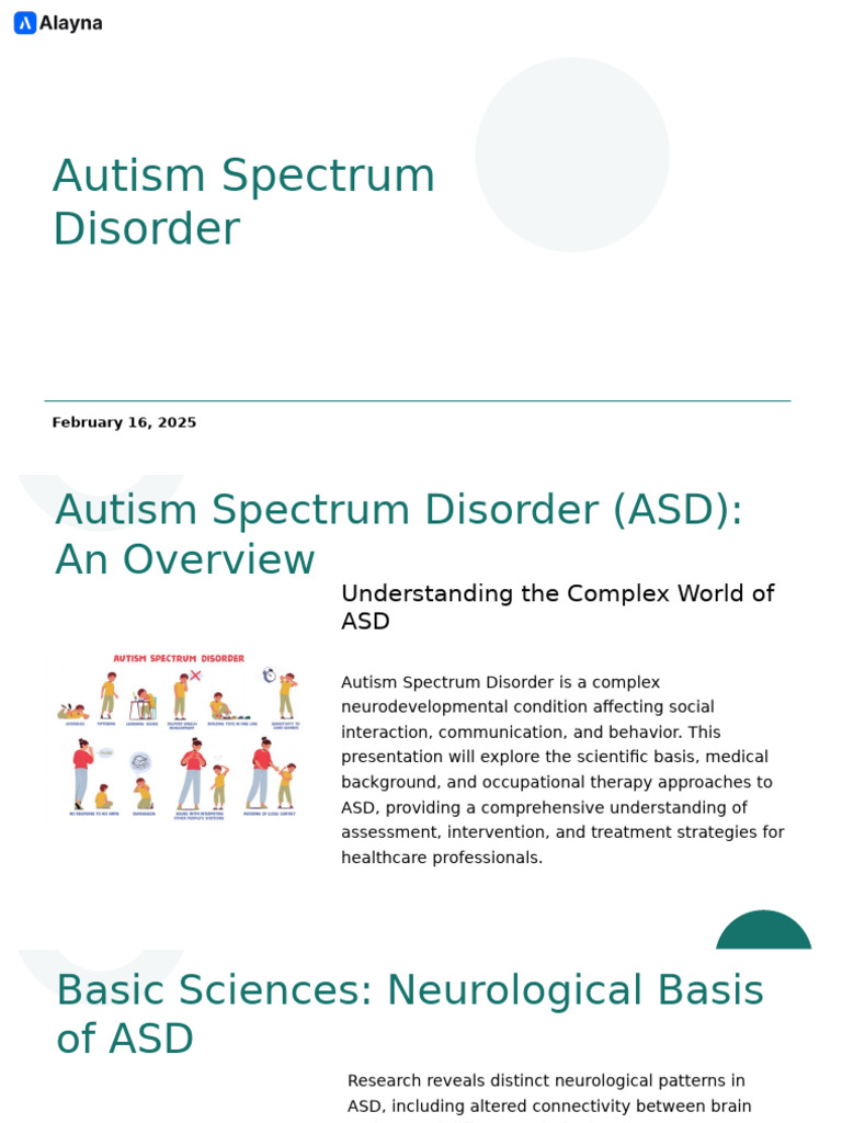 Autism Spectrum Disorder | PDF | Autism | Mental Disorder