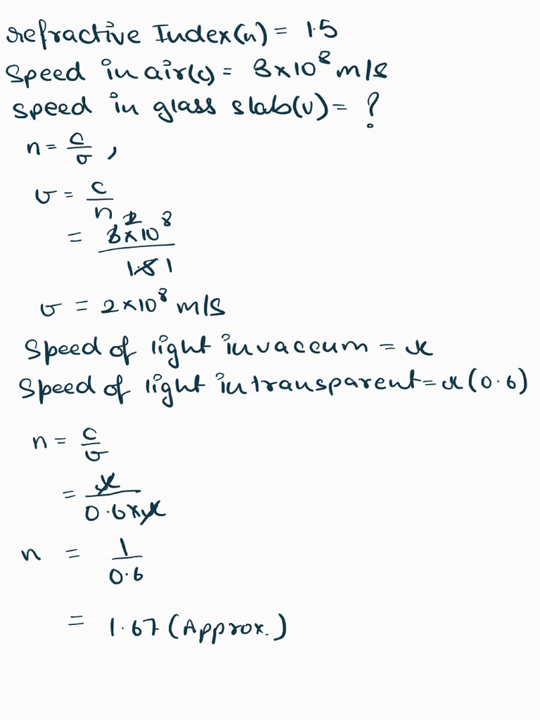 Refractive Index | PDF