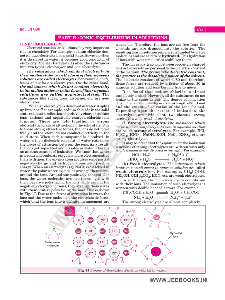 Ionic Equilibrium | PDF