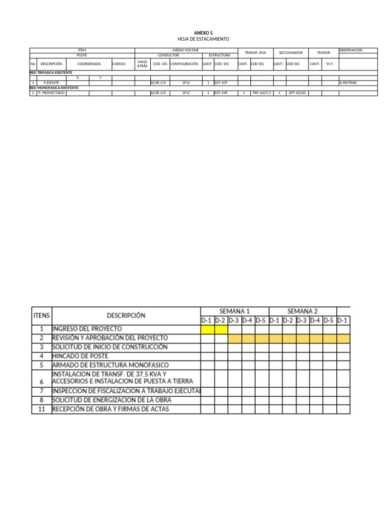 Hoja de Estaca | PDF