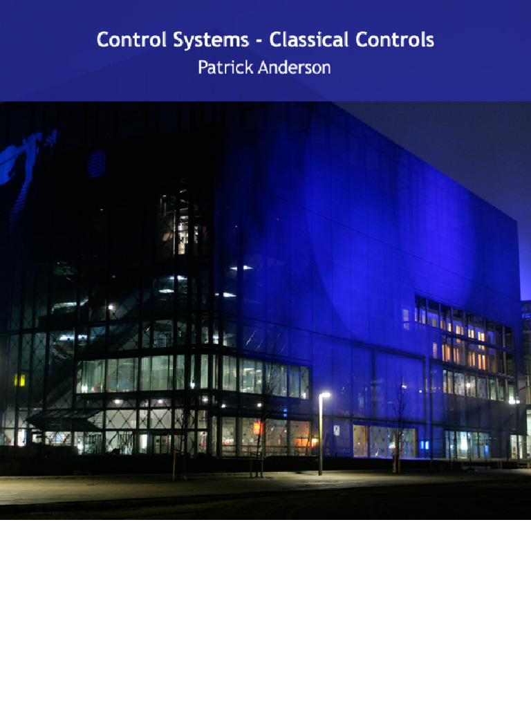 Control Systems - Classical Controls (Patrick Anderson) (Z-Library) | PDF | Laplace Transform ...