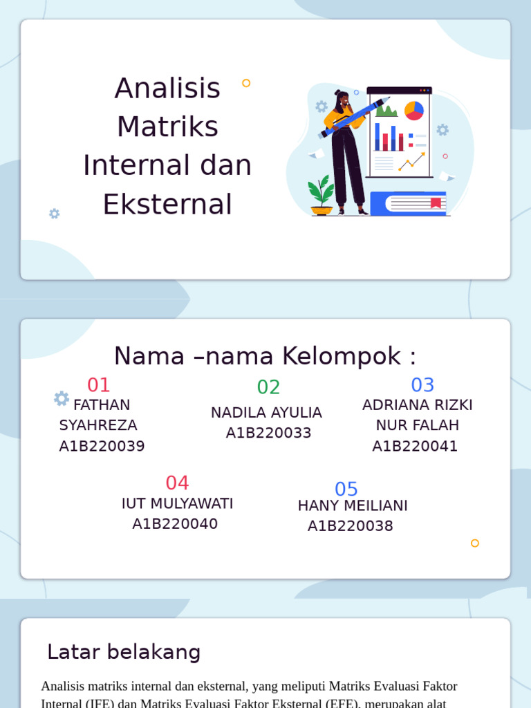 Analisis Matriks IFE dan EFE dalam SWOT | PDF